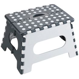 Hocker Wenko, B:35cm H:22cm T:27cm, grau, Badezimmer, Hocker, "Secura", BxTxH: 35x27x22 cm, belastbar mit bis zu 350 kg