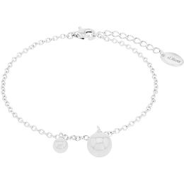 s.Oliver Damen Armband "Kreis", 20cm, Silber 925 (Sterlingsilber), silber, Silber 925 (Sterlingsilber), Armbänder