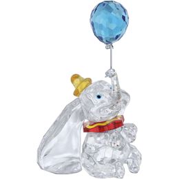 Swarovski Dekofigur "Kristallfigur Sammelfigur Disney Classics Dumbo", B/H/T: 7,1cm x 9,25cm x 13,3cm, schwarz, Metall, Swarovski Kristall, B:7,1cm
