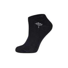 JOOP! JOOP Damen Sneakersocken "Sneakersocken 4er Pack", Gr. 35, schwarz, 86% Baumwolle, 11% Polyamid, 3% Elasthan, gemustert, Socken