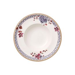 Villeroy & Boch VILLEROY & BOCH Suppenteller "Suppenteller Artesano Provençal Lavendel ø 25,6 cm bunt", bunt, Speiseteller