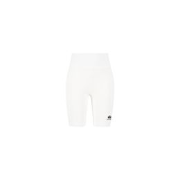 Damen Bikerhose "Basic Bike Shorts SL W", weiß, Gr. XS, Alpha Industries, Obermaterial: 95% Baumwolle, 5% Elastan, Hosen