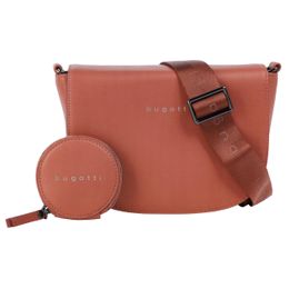 Bugatti Damen Umh&auml;ngetasche "ALMATA", orange, Kunstfaser, unifarben, Taschen