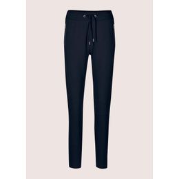 Madeleine Mode MADELEINE Damen Jogger Pants "Jogginghose Elastische Freizeithose mit Taschen", blau, Gr. 34, Obermaterial: 77% Viskose CV. 20% Polyester PES. 3%