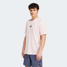 Herren T-Shirt "M STR G T", rosa, Gr. M, adidas Performance, Obermaterial: 70% Baumwolle, 30% Polyester, Shirts