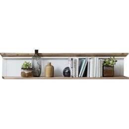 Wandregal Innostyle, B:142cm H:29cm T:20cm, braun, Holzwerkstoff, MDF, Wohnzimmer, Regale, "Jasmin", Breite 142 cm