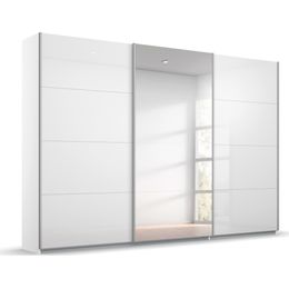 Schwebetürenschrank Rauch, B:271cm H:229cm T:62cm, weiß, Holzwerkstoff, Schränke, "Kleiderschrank Schrank Garderobe KOLUNA Hochglanz-Front und