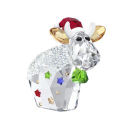 Swarovski Weihnachtsfigur "Kristallfigur Sammelfigur Mo Festtage Jahresausgabe 2025"kristallwei&szlig;, rot, gr&uuml;n, blau, goldfarben, wei&szlig;, schwarz,