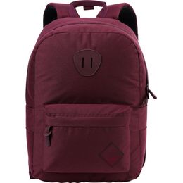 Nitro Kinder Freizeitrucksack "Urban Classic", rot, Nylon, Polyester, Polyethylen, Basic, Rucks&auml;cke, Daypack mit Laptopfach, Alltagsrucksack,
