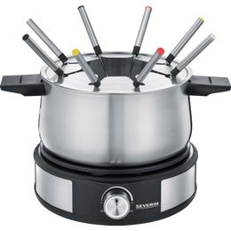 Severin Elektro-Fondue "FO2471", B:30cm H:25,5cm T:23,5cm, schwarz, Fondues, mit Crêpesfunktion