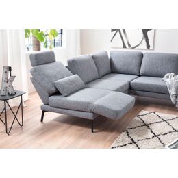 Ecksofa 3C CANDY, B:288cm H:87cm T:223cm, blau, 54% Polyacryl, 46% Polyester, Wohnzimmer, Sofas, "Kairo Multifunktion-Sofa, bequem und viele