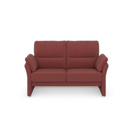 2-Sitzer DOMO collection, B:159cm H:95cm T:88cm, lila, 95% Polyester, 5% Polyamid, Sofas, "Pina, schmale Armlehnen, mit Federkern, kompakt &
