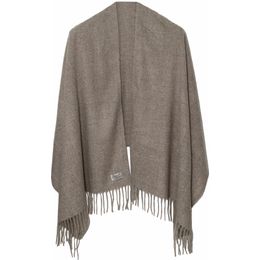 Chillouts Damen Strickschal "Gisa Scarf", beige, unifarben, Strick, Obermaterial: 100% Polyester, Modetücher, Größe: 180 x 70 cm, vielseitige