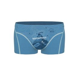 Ein schöner Fleck Erde Herren Boxershorts "Boxershort 1er Pack", EIN SCHÖNER FLECK ERDE, Gr. S, blau, Obermaterial: 95% Baumwolle CO(Bio). 5% Elasthan EL., Unterhosen