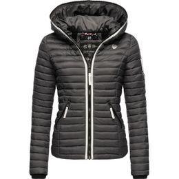 Navahoo Damen Steppjacke "Kimuk Prc", grau, Gr. S, Oberstoff: 100% Nylon, Futter: 100% Polyester, Wattierung: 100% Polyester, Ärmelfutter: 100%