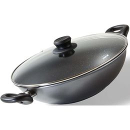 Stoneline Wok, &Oslash; 28cm + H&ouml;he 8,5cm, grau, Pfannen, &Oslash; 28 cm, Induktion