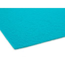 L&auml;ufer, B:200cm H:2,6mm L:1.600cm, blau, PRIMAFLOR-IDEEN IN TEXTIL, Polypropylen (PP), Flur, Teppiche, "PODIUM, Made in Belgium", Breite 200 cm,