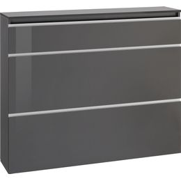 Schuhschrank Inosign, B:120cm H:108cm T:26,5cm, grau, FSC-zertifizierter Holzwerkstoff, Flur, Schränke, "Magic Schuhschrank, Schuhkommode,