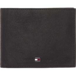 Tommy Hilfiger Damen Geldb&ouml;rse "JOHNSON TRIFOLD", schwarz, Leder, Basic, Kleinlederwaren