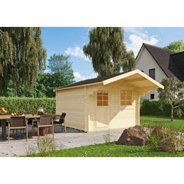 Gartenhaus Kiehn-Holz, beige, Holzwerkstoff, Gartenh&auml;user, "Burgersberg", aus naturbelassenem Fichtenholz