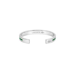 Lacoste Damen Armreif "ADVENTURER", Edelstahledelstahlfarben, gr&uuml;n, Edelstahl, Armb&auml;nder