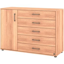 Kombikommode Musterring, B:120cm H:86cm T:43cm, braun, Schlafzimmer, Sideboards, "Sorrent Sideboard, W&auml;scheschrank, mit Schubladen", mit Schubk&auml;sten,