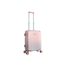 Saxoline Damen Koffer "Elite", pink, mehrfarbig, Koffer, mit Trolleysystem aus Halbaluminium