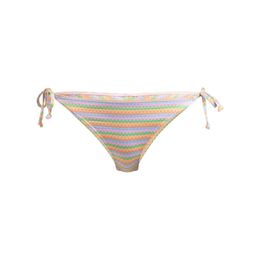 Roxy Damen Bikini-Hose "Wavy Stripe"papaya wavy stripe s, Gr. L, 92% Polyester, 8% Elasthan, Badehosen