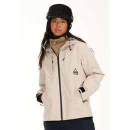 SOS Damen Skijacke "Alta", braun, Gr. XS, unifarben, 100% Polyester, Jacken, mit wasserabweisender Membran