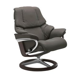 stressless "Reno" Set, Relaxsessel mit Hocker, mit Hocker, mit Signature Base, Gr&ouml;&szlig;e S, M & L, Gestell Wenge