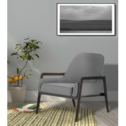 Sessel Home Affaire, B:72,5cm H:84cm T:78cm, grau, Samtoptik (100% Polyester);Luxus-Microfaser weich (100% Polyester);Struktur fein (100% Polyester),