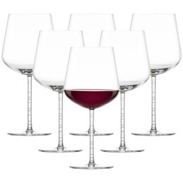 ZWIESEL GLAS Rotweinglas "Burgunder Rotweingläser Journey 805 ml 6er Set transparent", 6 tlg., transparent, Trinkgefäße