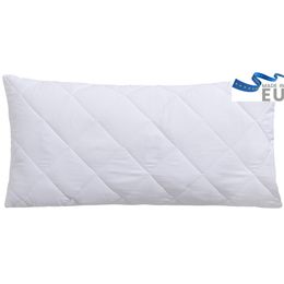 Microfaserkissen my home, B:40cm L:80cm, wei&szlig;, Bezug: 100% Polyester. F&uuml;llung: 100% Polyester, Kopfkissen, "Microlux Kopfkissen 40x80 cm, 80x80 cm",