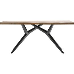 Esstisch Sit, B:220cm, gelb, K&uuml;che, Tische, "Tables", mit elegantem Metallgestell, Shabby Chic, Vintage