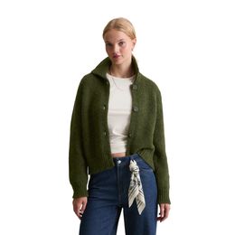 Marc O'Polo Damen Cardigan "aus weichem Schurwolle-Mix", grün, Gr. XXS, MARC O'POLO DENIM, unifarben, Obermaterial: 60% Schurwolle, 16% Polyamid, 12% Polyacryl,