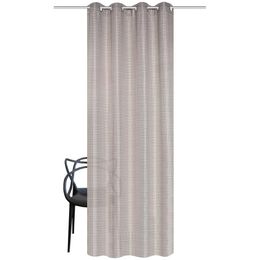 Gardine HEINE HOME, B:140cm H:245cm, braun, Polyester, Gardinen