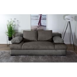 Schlafsofa Collection AB, B:200cm T:95cm, grau, 100%Polyester, Kinderzimmer, Sofas, "Chicago, B: 200 cm, Liegefl. 146x200 cm", mit Bettfunktion,