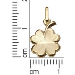 Firetti Damen Kettenanh&auml;nger "Schmuck Geschenk Gold 333 Halsschmuck Anh&auml;nger f&uuml;r Halskette Kleeblatt", Gelbgold 333, 0,75 g, gold, Gelbgold 333,