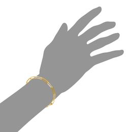 Vivance Damen Armband "375/- Gelbgold glanz Ankerkette", 19cm, Gold, gelb, Gold, Armb&auml;nder