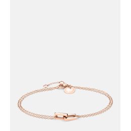 Damen Armband "Schmuck Geschenk Edelstahl Armkette Festive Mini Link", 20cm, Edelstahl, rosa, Liebeskind Berlin, Edelstahl, Armbänder
