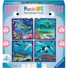 Ravensburger Kinder Puzzle "PuzzleUP, Meerestiere", bunt, B:33cm H:33,3cm, Puzzles, Made in Europe
