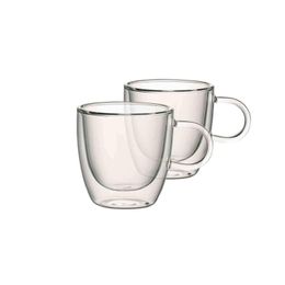 Villeroy & Boch VILLEROY & BOCH Thermoglas "Tassen Artesano Hot and Cold 110 ml 2er Set transparent", transparent, Trinkgefäße