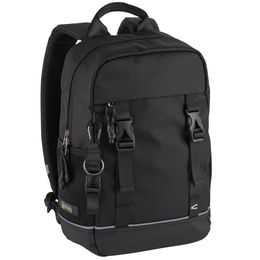 Camel Active Damen Rucksack "Connect", schwarz, Nylon, beschichtet, clean, unifarben, Rucksäcke, perfekt durchdachtes modulares Reisetaschensortiment