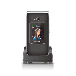 AGM BY BEAFON Klapphandy "SL645 LTE", B:10,7cm H:6,7cm T:14,4cm, schwarz, Mobiltelefone