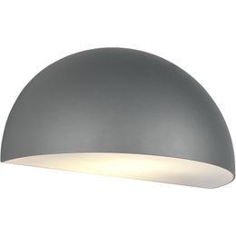 Trio LEUCHTEN Außen-Wandleuchte "MAAS, Hauswand Leuchte Downlight kugelförmig Metall Aluminium IP44", 1, H: 14cm, 1 Stk.anthrazit, Leuchten, exkl 1x