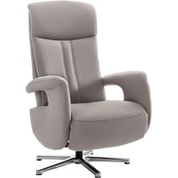 Relaxsessel DIE PLANBAR, B:71cm H:110cm T:83cm, silber, 100% Polyester, Wohnzimmer, Sessel, "MP-RS18073", 360 drehbar, inkl. man.