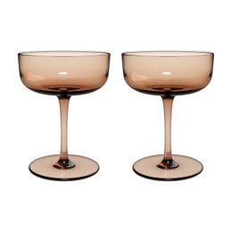 Sektglas "Sektschalen / Dessertschalen Like Glass 100 ml 2er Set", 2 tlg., beige, LIKE. BY VILLEROY & BOCH, Trinkgef&auml;&szlig;e