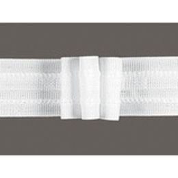 Faltenband GERSTER, B:2,6cm L:500cm, wei&szlig;, Polyester, Gardinenbefestigungen, "Faltenband 26mm, 3 Falten"