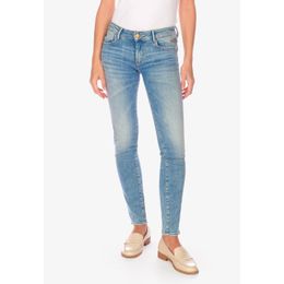 Damen Slim-fit-Jeans "PULP", blau, Gr. 29, Le Temps Des Cerises, 98% Baumwolle, 2% Elasthan, Jeans, mit Plumping-Effekt