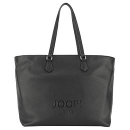 JOOP! JOOP JEANS Damen Shopper "lettera 1.0 shopper lhz", schwarz, Lederimitat, Taschen, Hobo Schultertasche Henkeltasche Tasche Damen